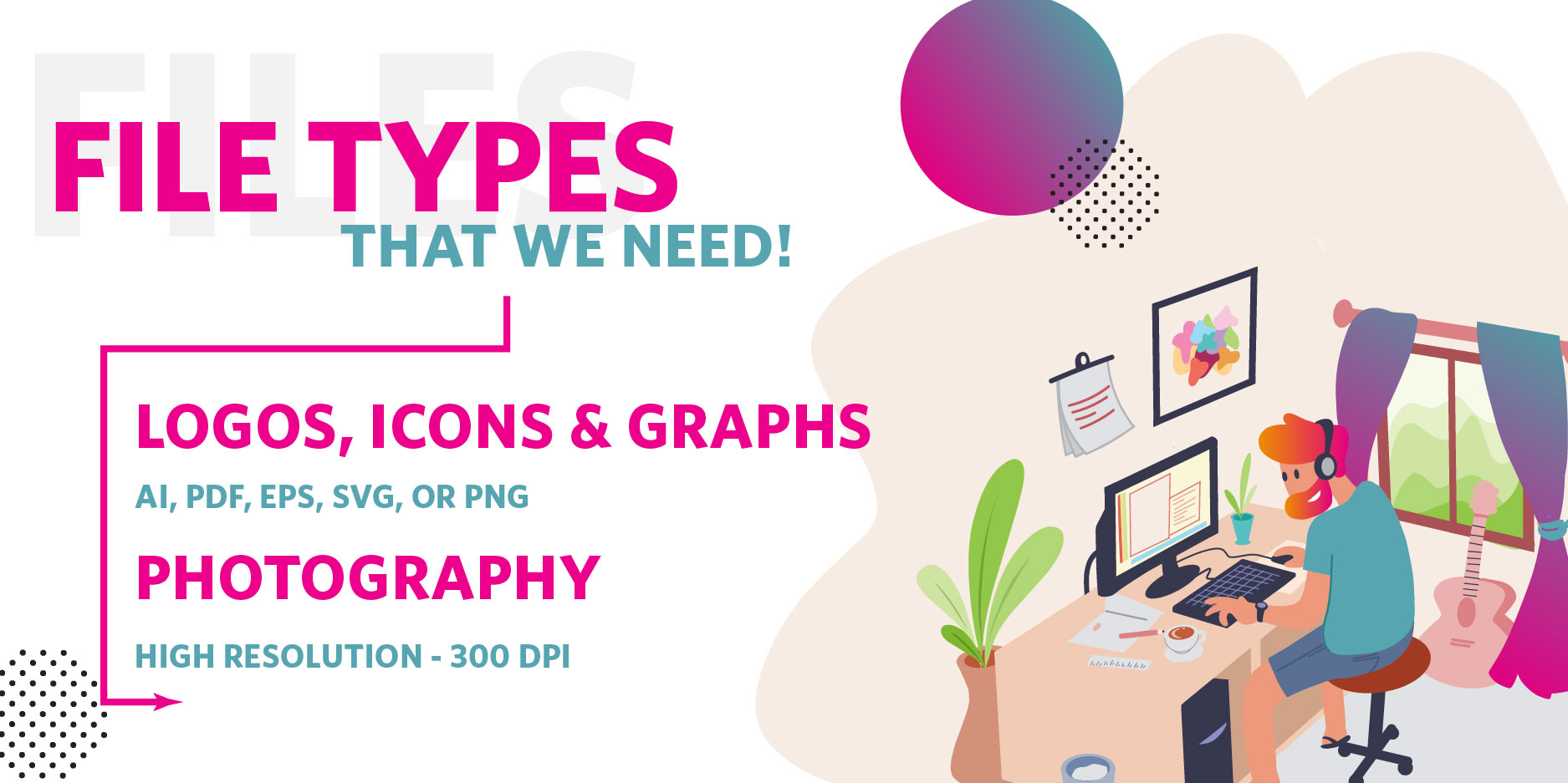 File Types to Send Your Designer - Flying Horse Design Studio
