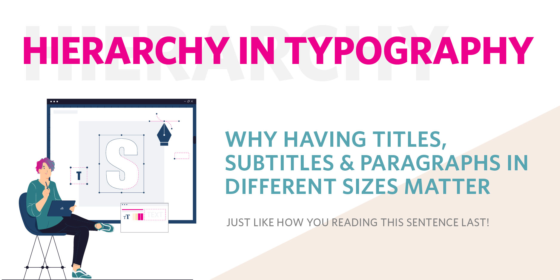Hierarchy in Typorgraphy - Flying Horse Design Studio